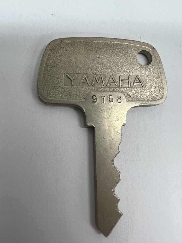 NOS YAMAHA MOTORCYCLE KEY GENUINE JAPAN ORIGINAL OEM PRE CUT # 9768 | eBay