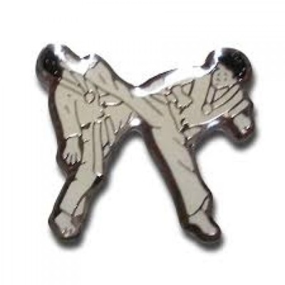 Kicking Martial Arts Pin | eBay