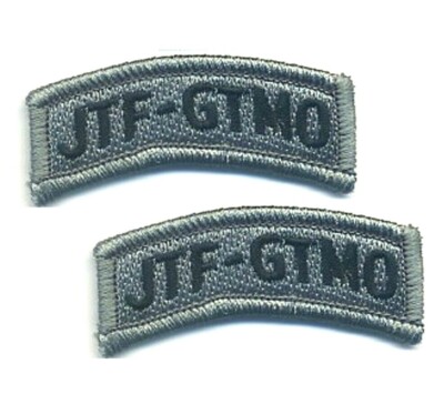 USN Guantanamo Bay Joint Task Force Guantanamo ACU Foliage Green 2-Tab ...