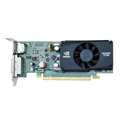 NVIDIA Quadro FX 380 512 MB DDR3 PCIe Single-Slot Video Card 0417X5 ...