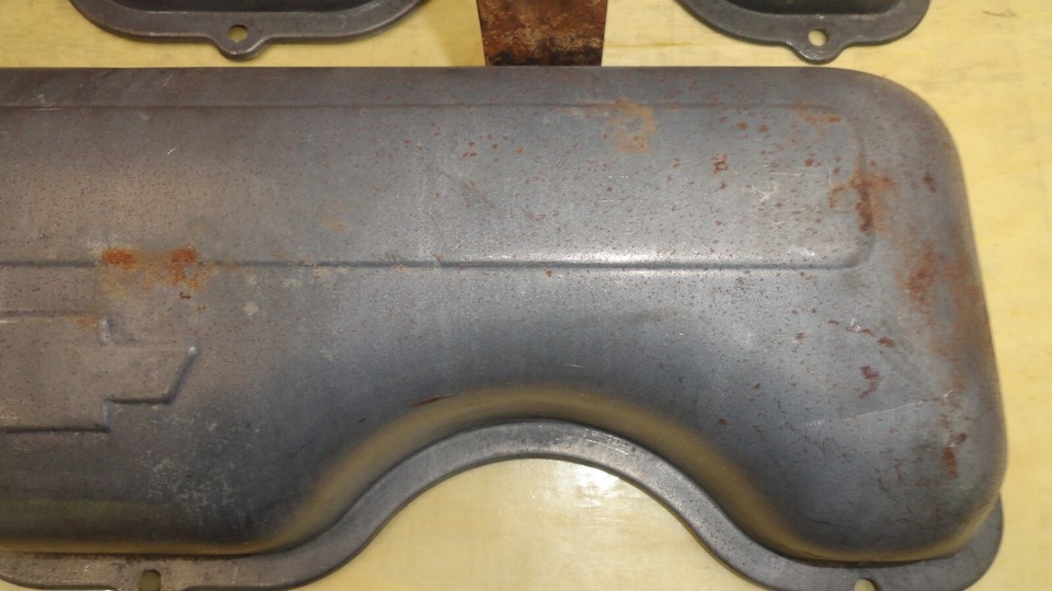 1958-1965 Chevrolet 348 409 Valve Covers Bow Tie | eBay