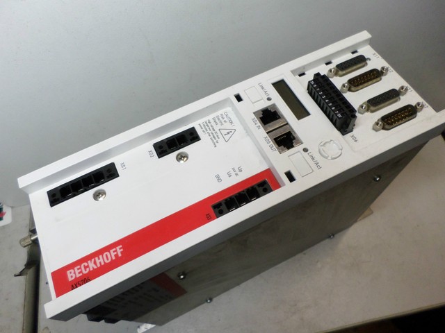 Beckhoff Ax52 Twin Axis Servo-drive Ax5203-0000 2 X 3 Amps out EtherCAT ...