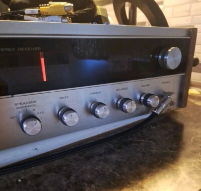 REALISTIC STA-47 SOLID STATE AM/FM STEREO RECEIVER TESTED WORKS BUt ...