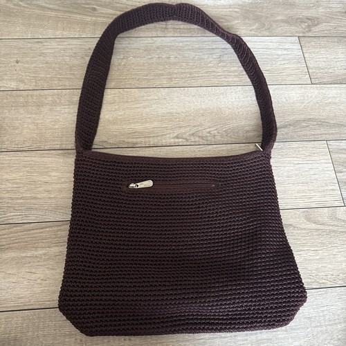 Original The Sak Crochet Hobo Bag Purse Single Shoulder Strap Dark ...