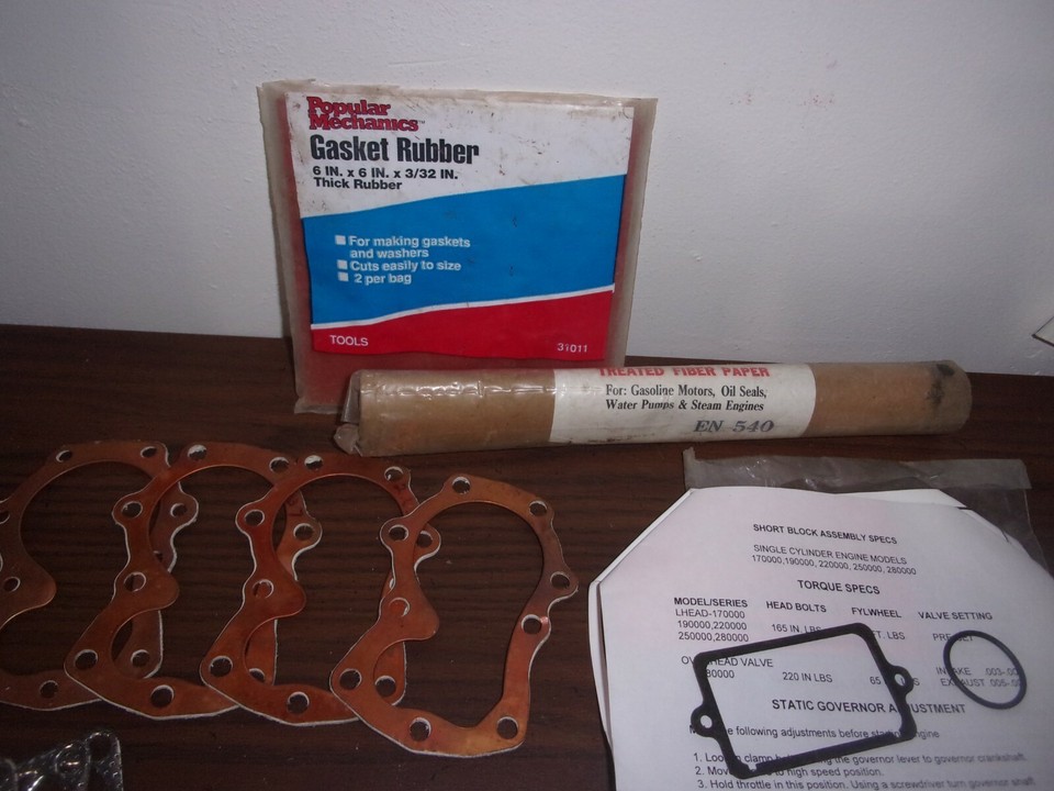 small engine gaskets, gasket rubber and cut a gasket 24 count | eBay