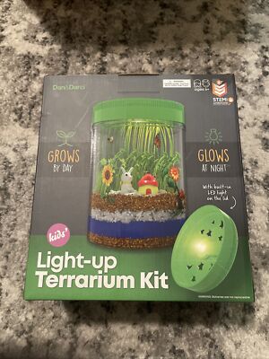 Mini Explorer 4 x 6 in Light-up Terrarium Kit with LED 852482008001| eBay
