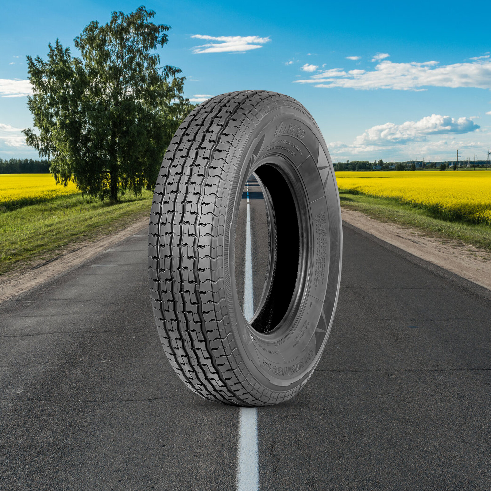 ST205/75R14 205 75 14 Trailer Tires 8PR Load RangeD Replacement Camper ...