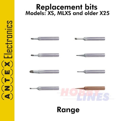 ANTEX bits Range XS MLXS and older X25 Solder tip tinned iron plate copper | eBay