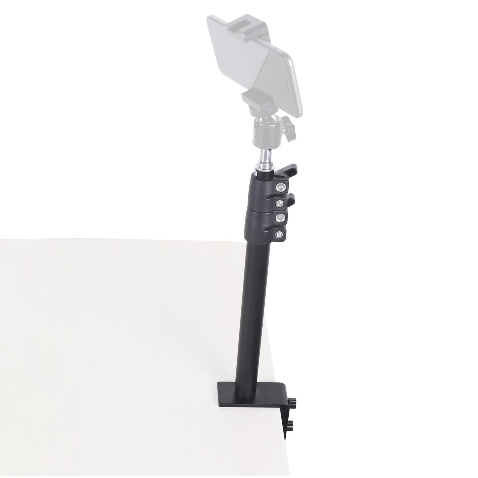 Adjustable Desk Mount Stand W/ 1/4 screws L clamp for light DSLR ...