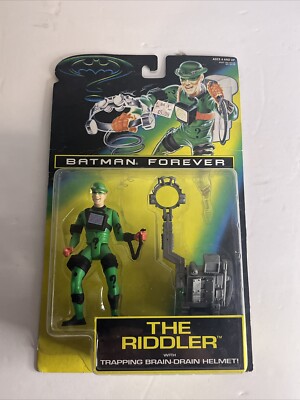 Kenner Jim Carrey As the Riddler with Trapping Brain-Drain Helmet ...