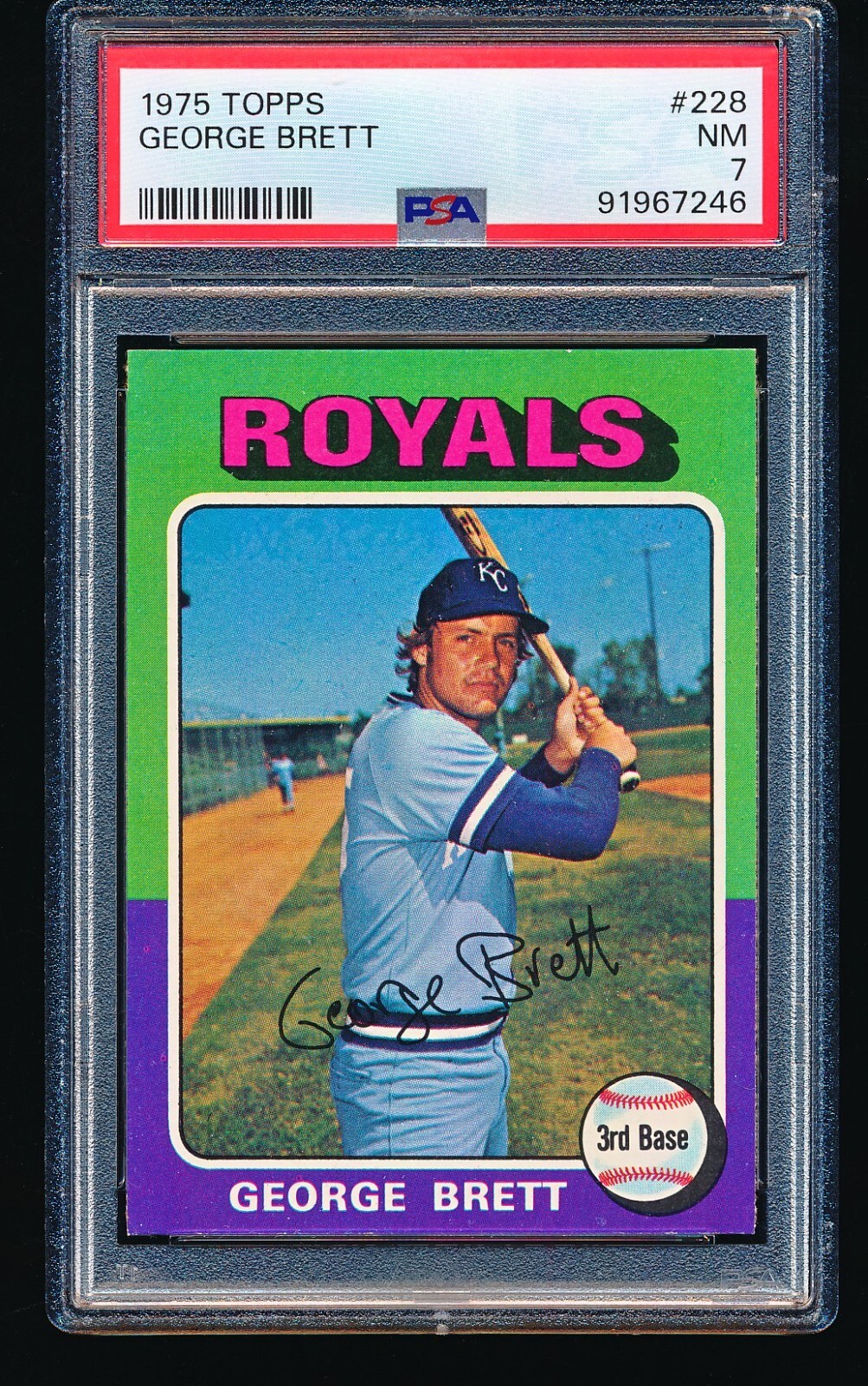 1975 Topps GEORGE BRETT Rookie #228 PSA 7 | eBay