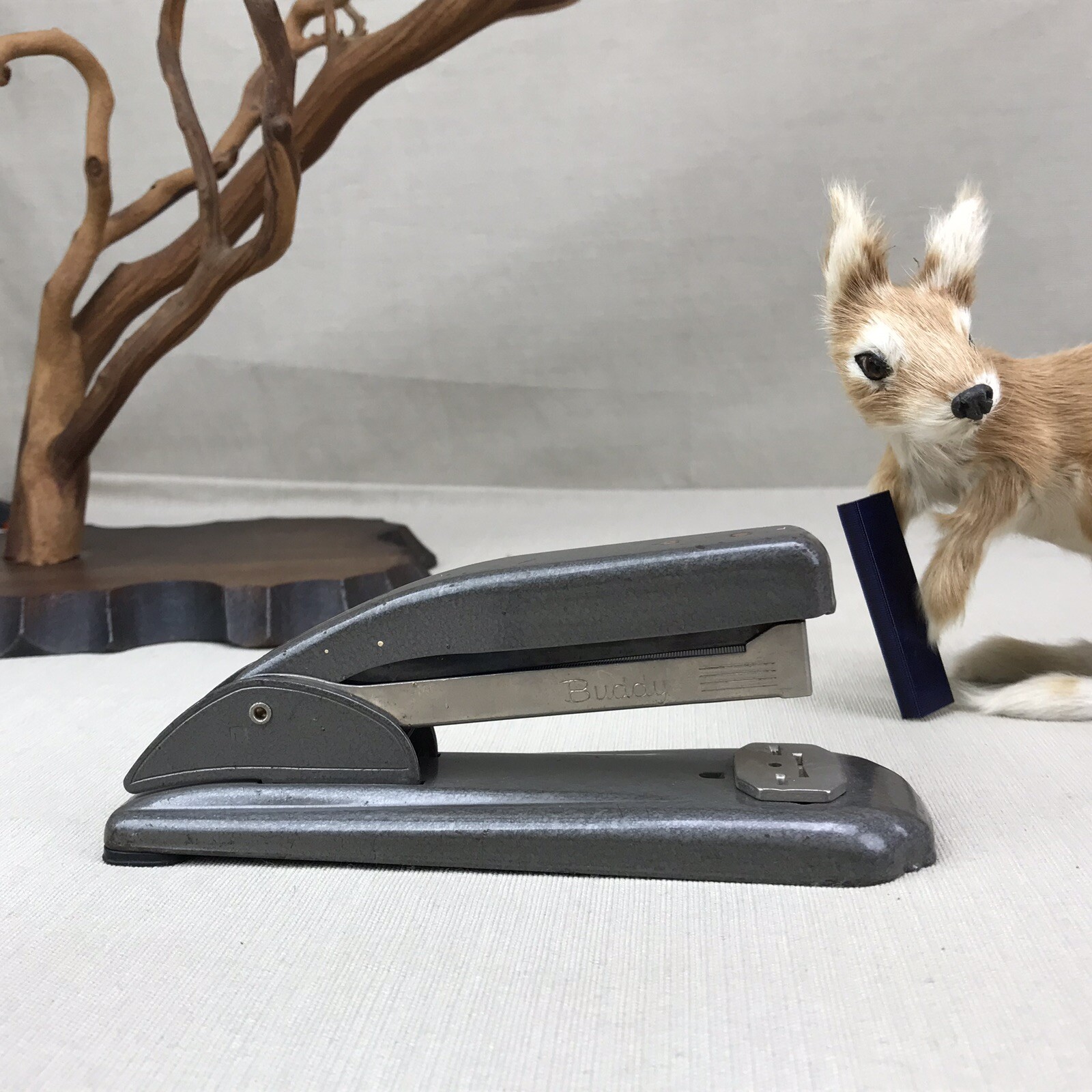 Tatum Buddy T155 Gray Stapler & Blue Staples Vintage Wilson Jones Co ...