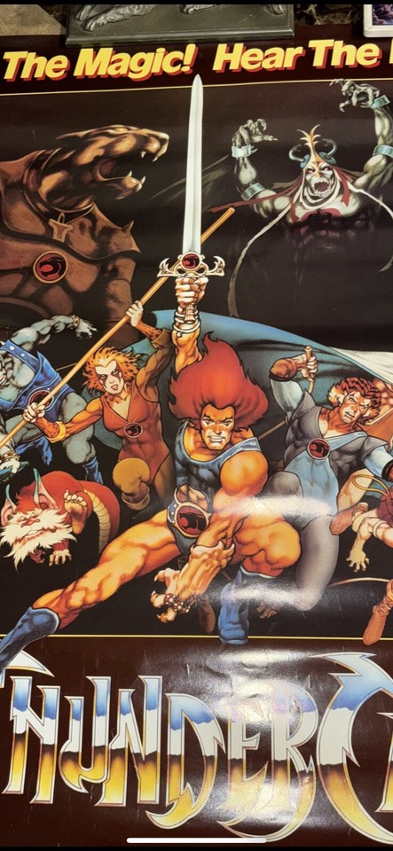 Ultra Rare Thundercats 1980's Promotional Poster 17” X 22” | eBay