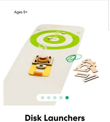 KiwiCo - Disk Launchers - Investigating Inertia, Open Box New, Age 5-8 ...