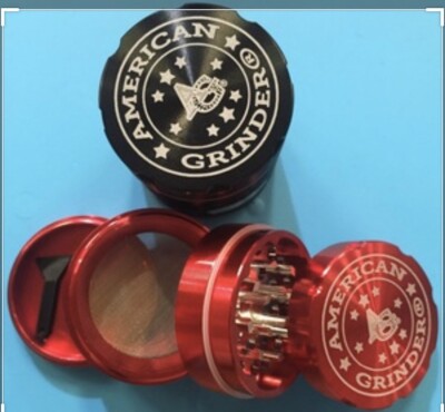 American Grinder(R) 2.5" (62 mm) 4 piece Heavy Duty Herb Grinder .brand ...