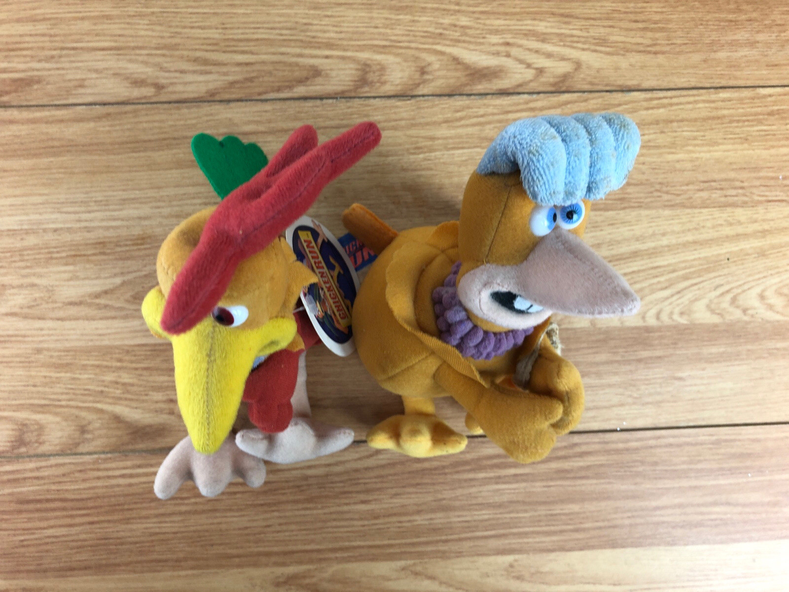 2 x Giftware International Chicken Run Teddy Plush Rocky And Babs | eBay