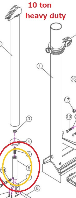 Kar Grabber Winner series Frame Machine Tower cylinder ONLY 10 ton high ...