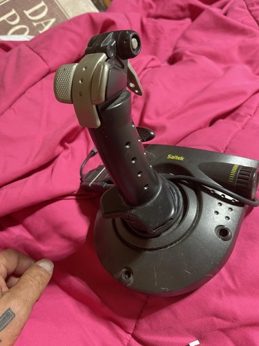 Saitek ST220 Joy Stick Remote Throttle Simulator Flight Controller ...