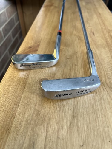 2 X Blade Putters Right Hand Golf Putter Club Letters Slazenger Johnny ...