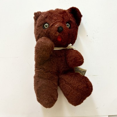 Vtg 8” Knickerbocker Plush Teddy Bear Joy of A Toy Animals Of ...