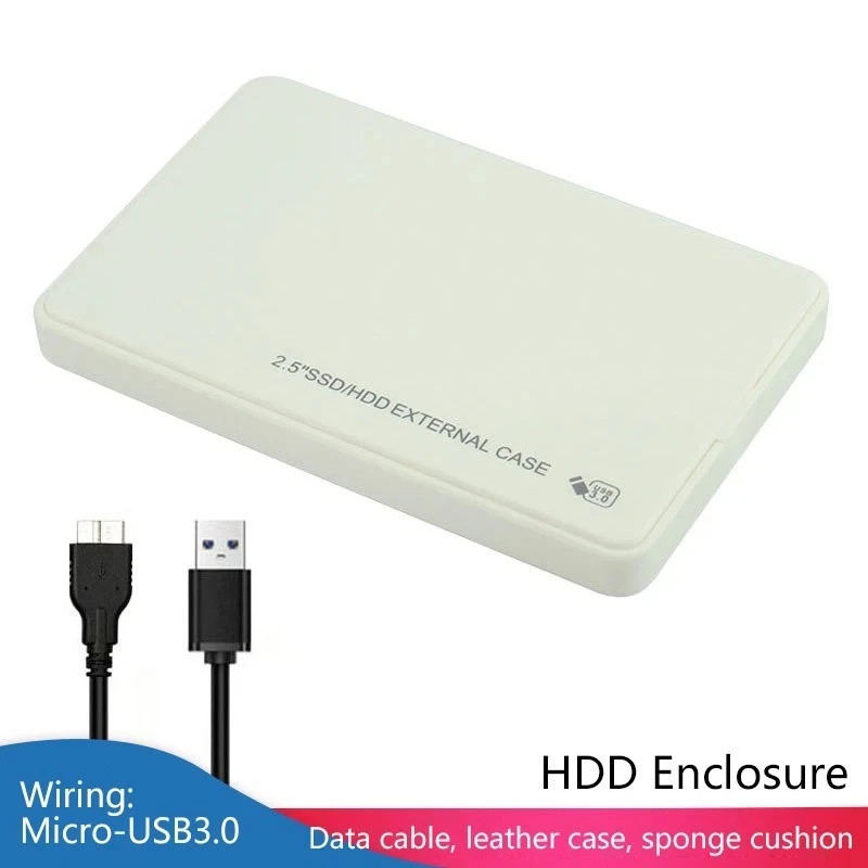 USB 3.0 2TB SATA SSD External Hard Drive Portable Desktop Mobile Hard ...