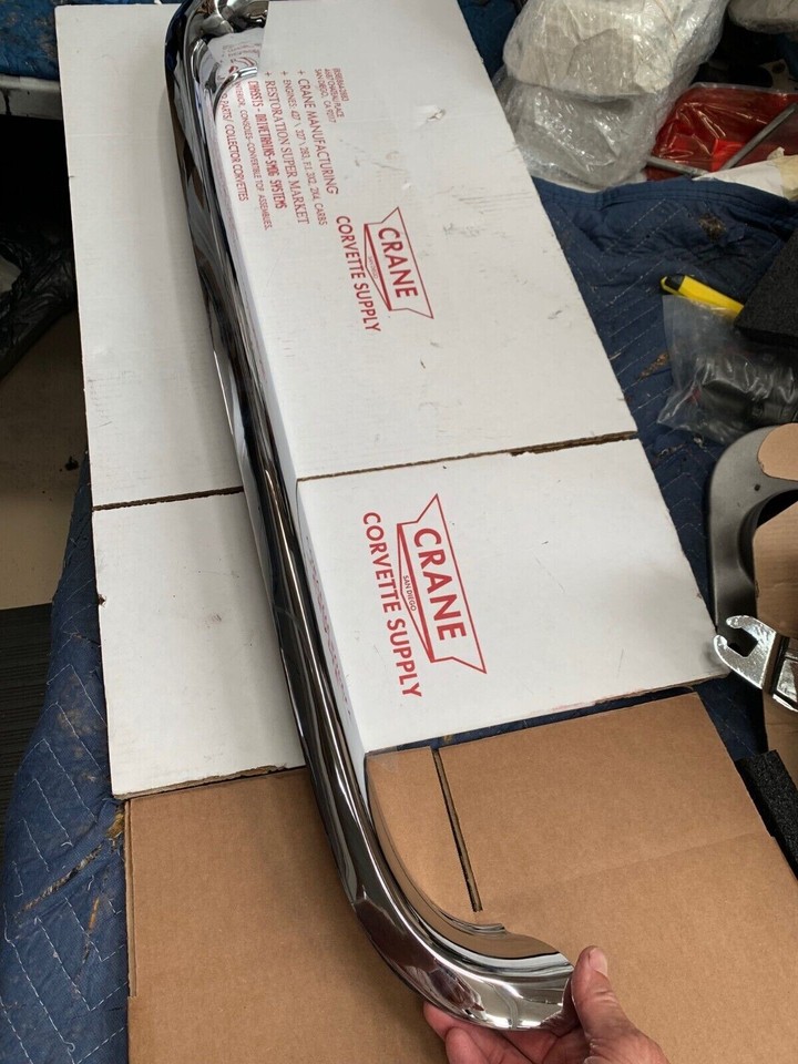 58-59-60-61-62 NEW Corvette GM 3799991 upper grill MOLDING SHELL GRILLE ...