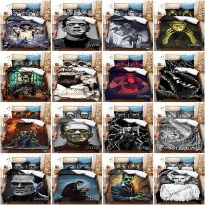 Frankenstein 3D Printed Bedding Set Duvet Covers and Pillowcase (US/EU ...