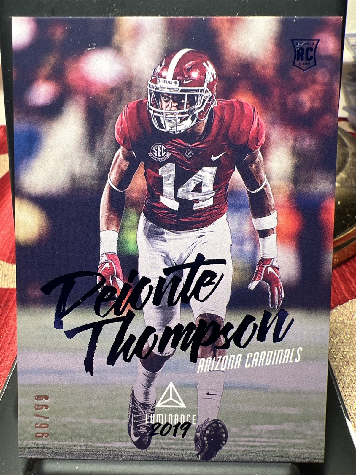 2019 Panini Luminance Football Blue #166 Deionte Thompson /99 | eBay