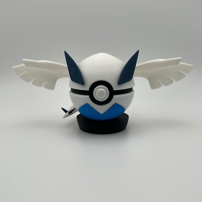 Lugia Ball | 3D Printed Display Pokemon Pokeballs from N3D + FREE ...