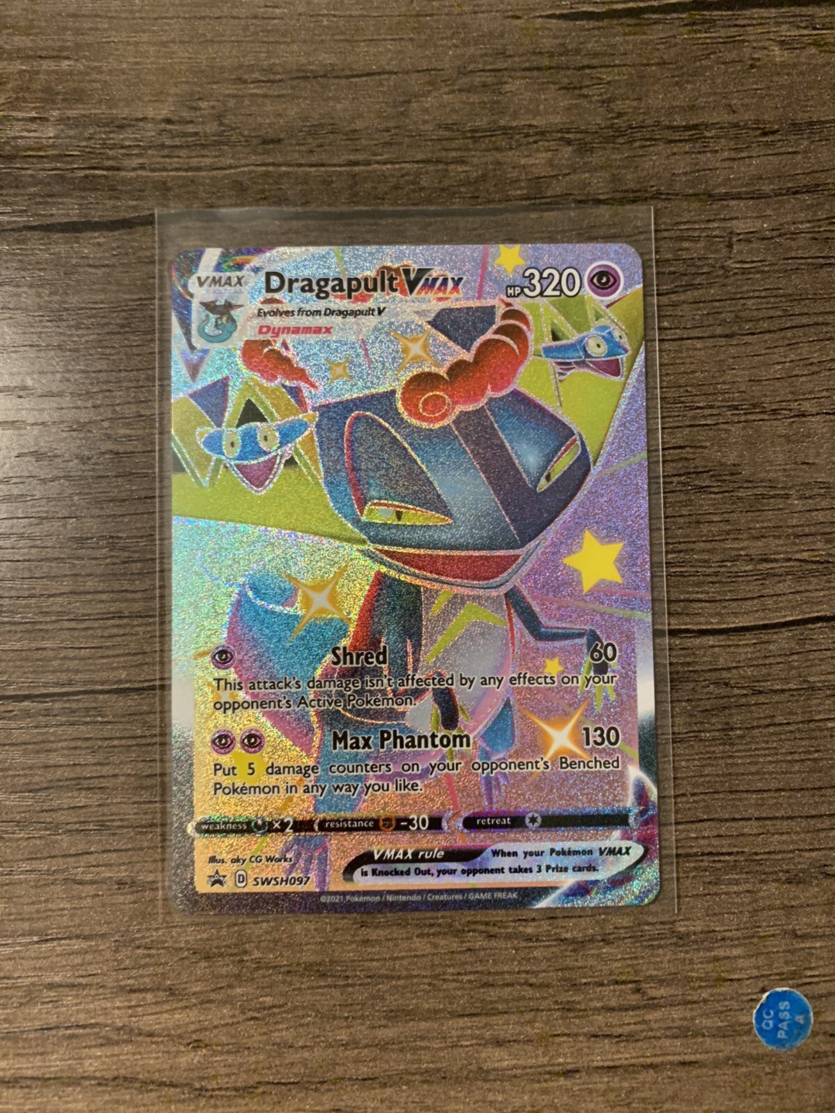 Dragapult Vmax Promo Shiny Full Art Shining Fates Pokemon TCG Card ...