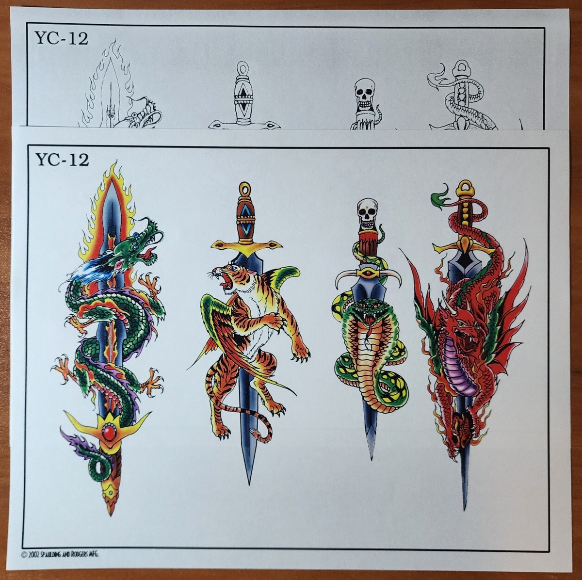 Vintage Spaulding Tattoos