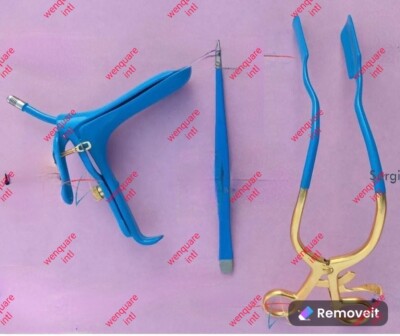 Leep Dressing Forceps ,Grave Vaginal Speculum, Lateral Retractor Set Ob ...