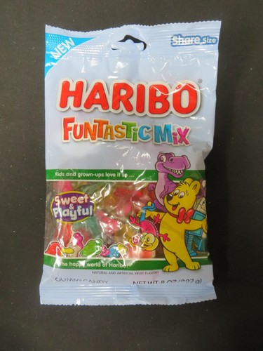(2) Count Lot Of Haribo Funtastic Mix Sweet & Playful Gummi Candy 8 Oz ...