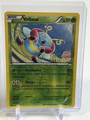 VOLBEAT LP Pokemon Card 17/160 Shiny Holo 2015 TCG CCG | eBay