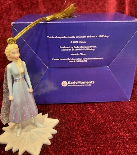RARE PORCELAIN ELSA - Disney President's Edition Frozen Ornament with ...