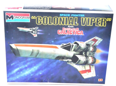 Rare Vintage Bandai 1:32 Colonial Viper Model Kit Battlestar Galactica ...