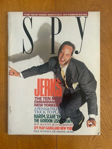 CHRIS ELLIOTT Spy Magazine October 1986 "Jerks" | eBay