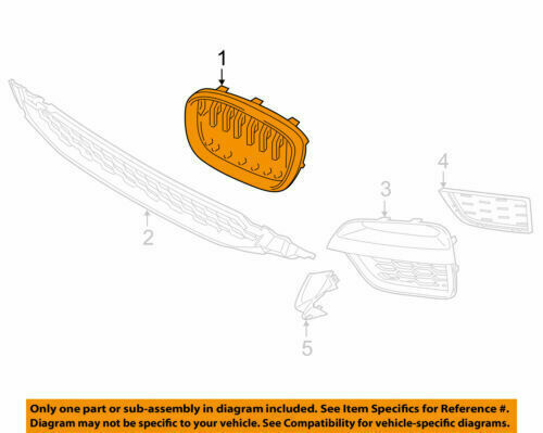 OEM BMW X3 G01 G02 X3 18D TX11 TX12 GRILLE FRONT RIGHT 51137440854 NEW ...