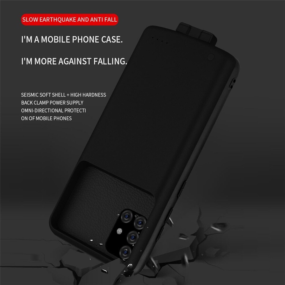 For Samsung Galaxy A51 5G A51 4G Battery Charger Case Power Bank Cover ...