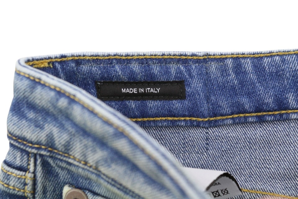 R13 Kick Fit Women Jeans 29 Jasper Stretch Cropped Whiskers Faded Flare ...