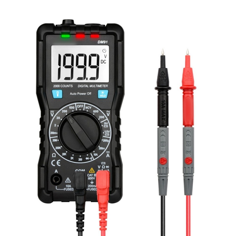 Smart Multimeter Digital LCD Display Voltage Meter Current Meter ...