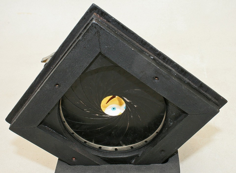 Iris Lens Clamp ~3.75" - 1" on 6X6 LensBoard Germany Great 4 Barrels ...