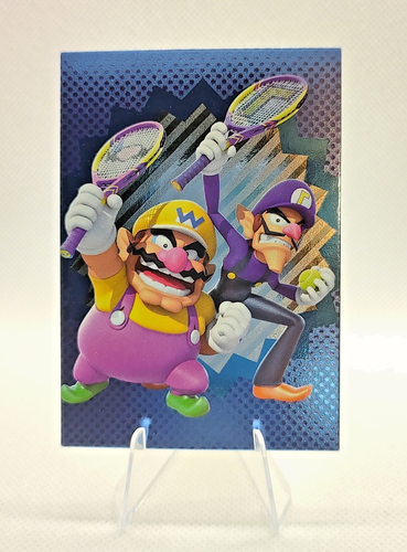 Wario Sport Card Super Mario Panini #205 Nintendo Italy Edition Foil | eBay