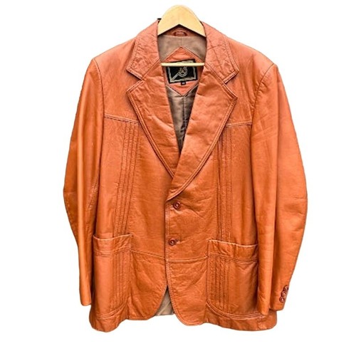 Vintage 1970s Lance Limited tan Leather Jacket Size 44 Large | eBay