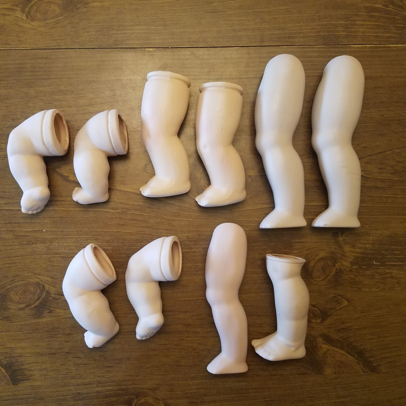 Vintage Ceramic Legs Lot Of 10 Doll Making Diy Unique Crafting | eBay