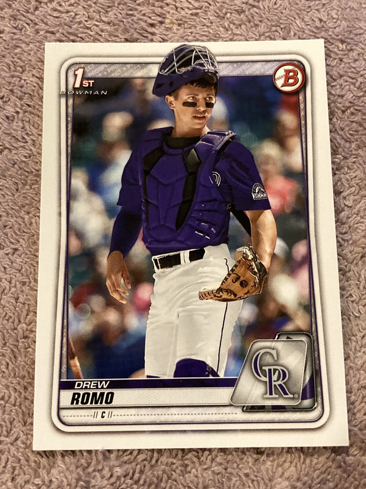 Drew Romo 2020 Bowman Draft 1st Bowman Colorado Rockies #BD-106 | eBay