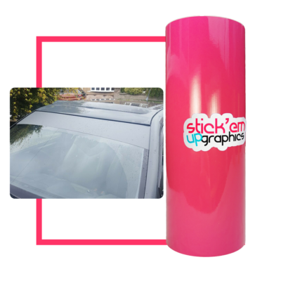Pink Windscreen Sunstrip Sun Strip Car Small Van Track Racing Vinyl | eBay