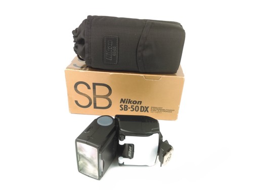 Nikon Speedlight SB-50DX Electronic Flash with Case - Mint Condition ...