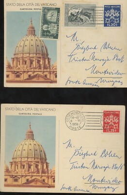 1956 Vatican Postmarked Postcards | eBay