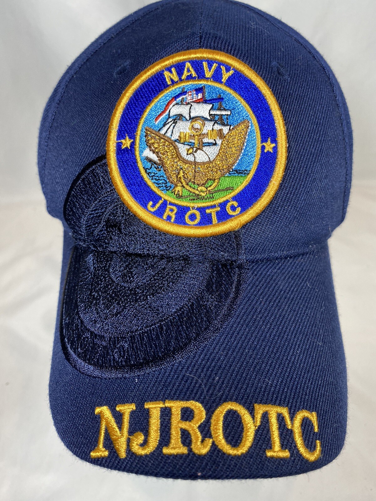 US Navy JROTC Hat Cap Cadet CO/XO Academy Adjustable … - Gem